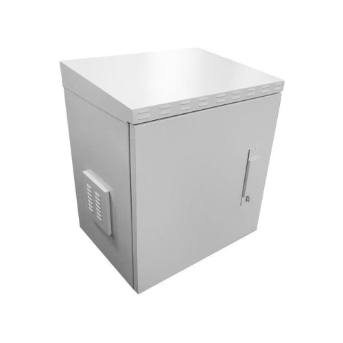 12U 450mm IP65 Outdoor Cabinet 2 x fans | CAB-12U-IP65-S - Available at ...
