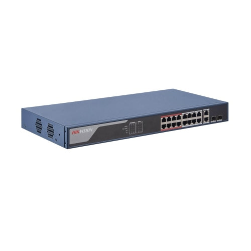 Hikvision 16 Port L2 Smart 10/100 POE Switch I DS-3E1318P-EI ...