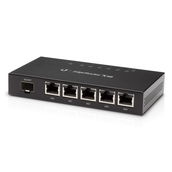 Ubiquiti 5-Port EdgeRouterX SFP Gigabit Router with PoE and SFP ...